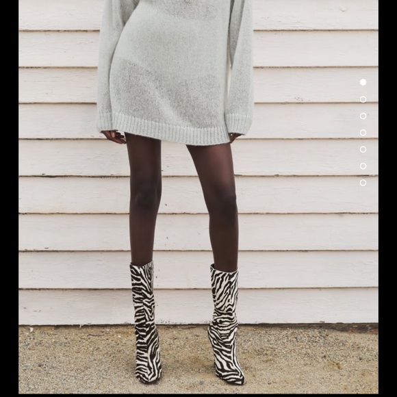 Zara | Shoes | Blogger Favorite Zebra Ankle Boots | Poshmark